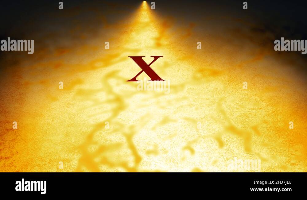 Cinematic Map Animation over old parchment - X Marks The Spot with ...