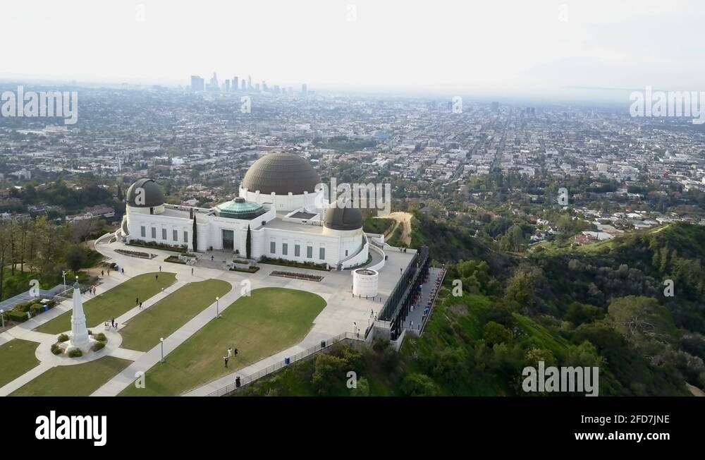 Griffith observatory drone shot Stock Videos & Footage - HD and 4K ...