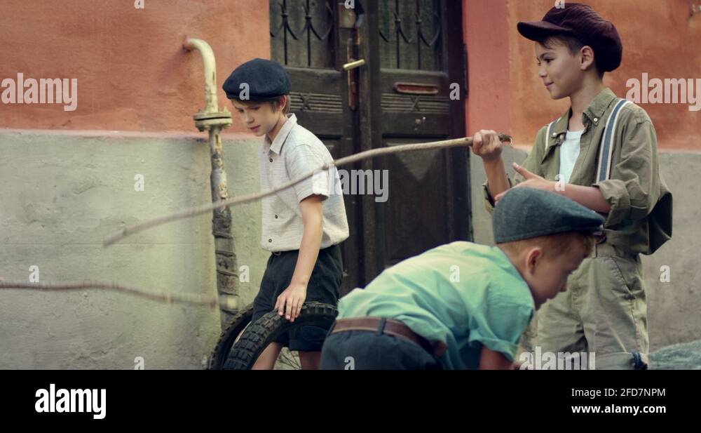 Boys having fun kids outdoor outdoors outside Stock Videos & Footage ...