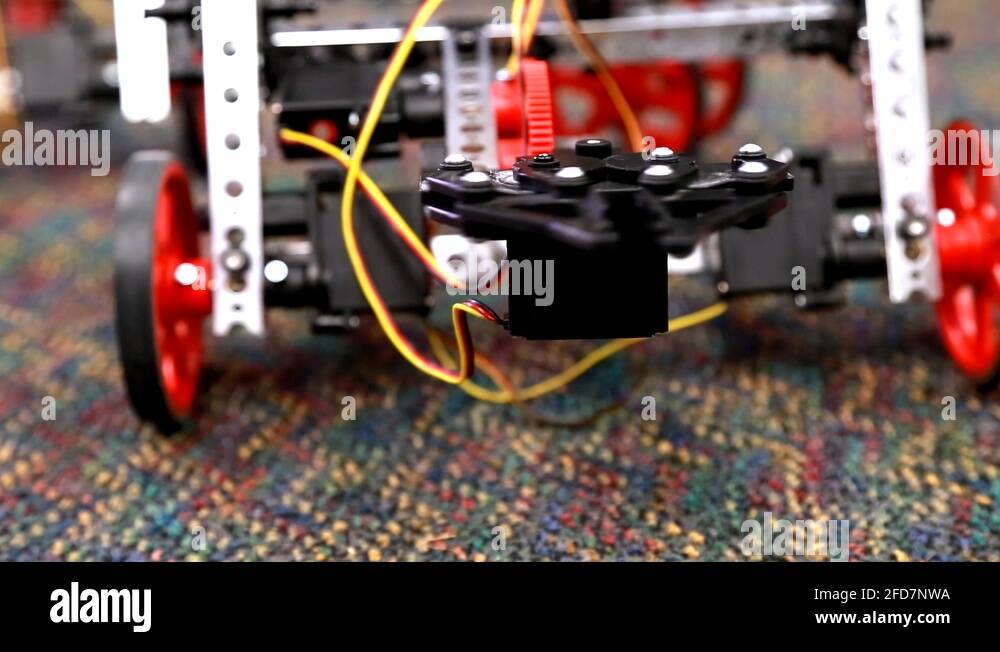 Futuristic technical robotic vehicle construction DIY project designing ...