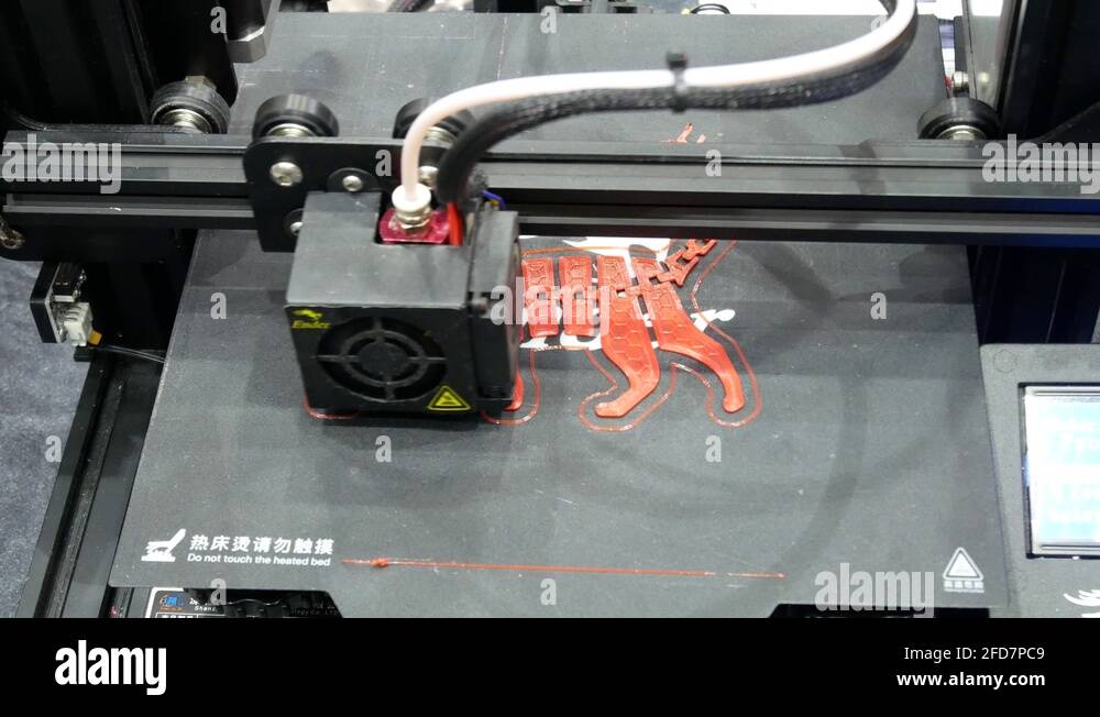 3D printers are printing digital images from computers in 3D form ...