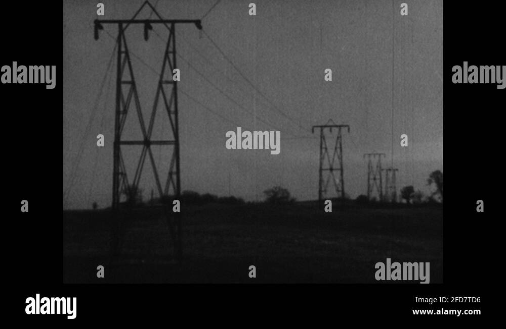 Vintage power lines Stock Videos & Footage - HD and 4K Video Clips - Alamy