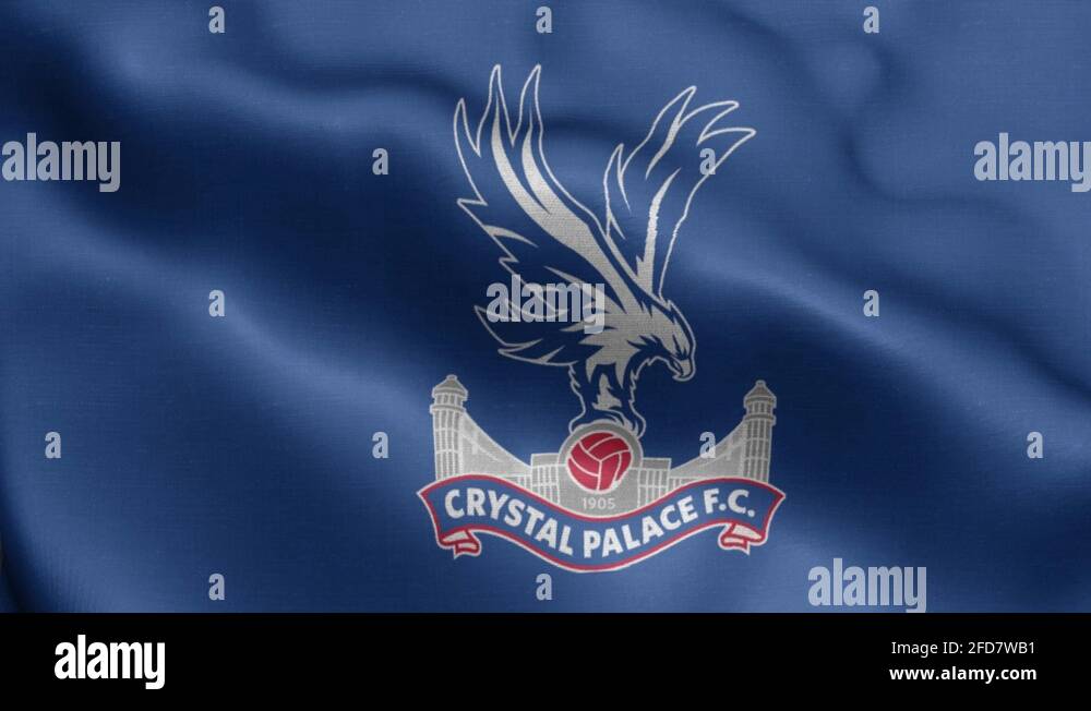 4k animated loop of a waving flag of the Premier League football-soccer ...