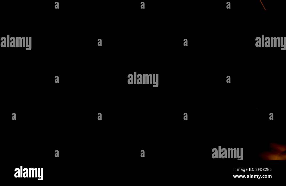 Fiery Ember Effect Overlay, Fire VFX Stock Video Footage - Alamy