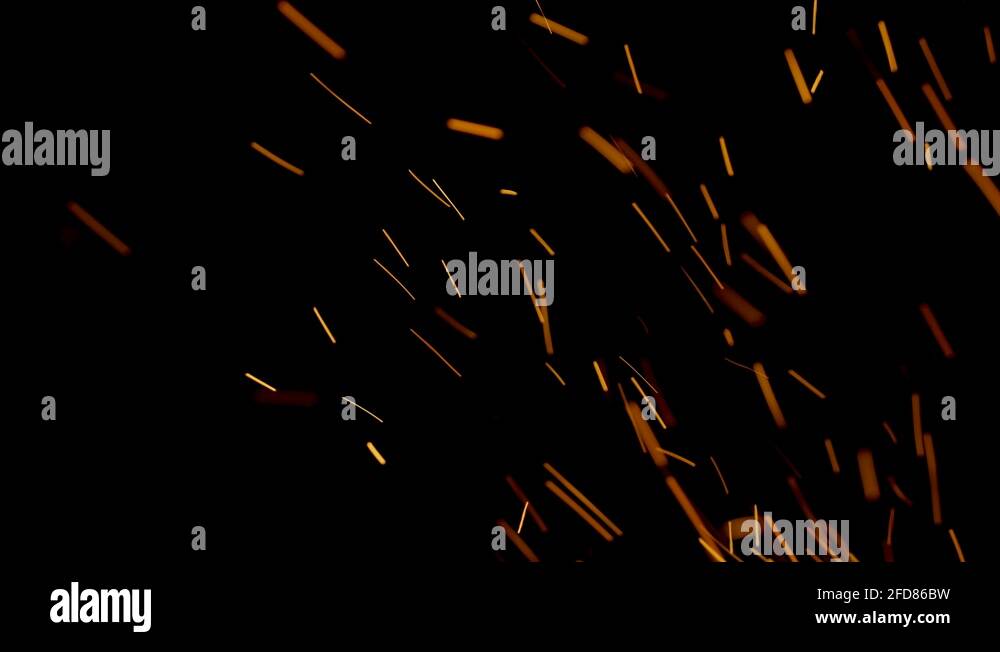 Fiery Ember Flame Overlay Effect Stock Video Footage - Alamy