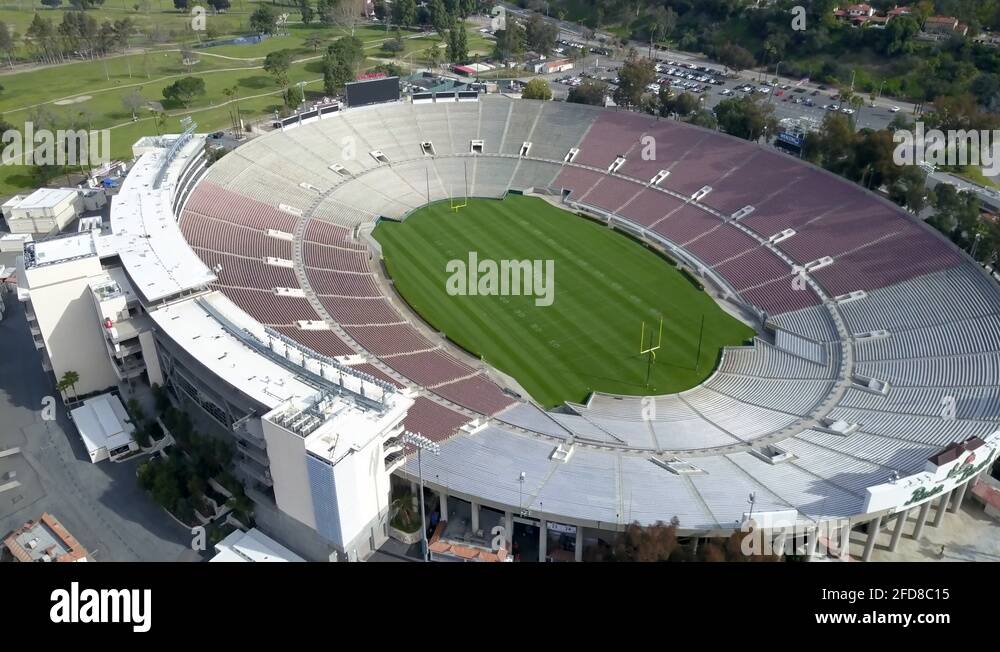Overhead shot of the rose bowl stadium Stock Videos & Footage - HD and ...