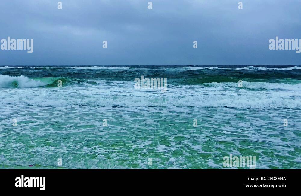 Ocean waves on Navarre Beach. Florida’s best kept secret Stock Video ...