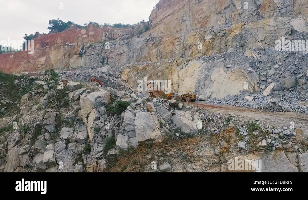 Open quarry for extraction of stone Stock Videos & Footage - HD and 4K ...