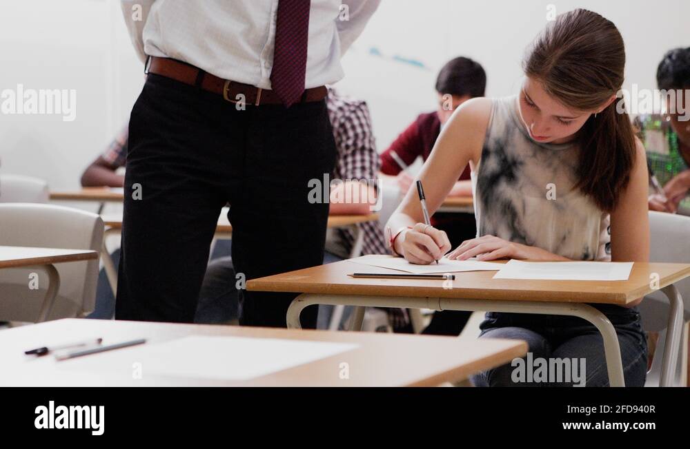 Student examination classroom Stock Videos & Footage - HD and 4K Video ...