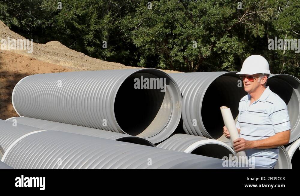 Civil engineer pipes Stock Videos & Footage - HD and 4K Video Clips - Alamy