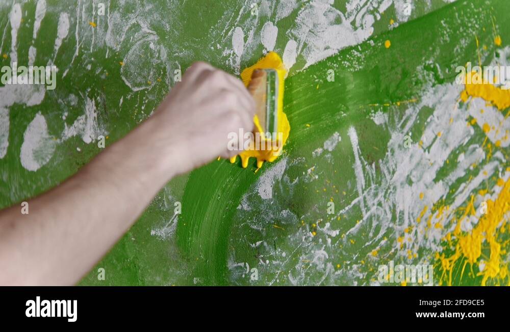 Yellow green wall Stock Videos & Footage - HD and 4K Video Clips - Alamy