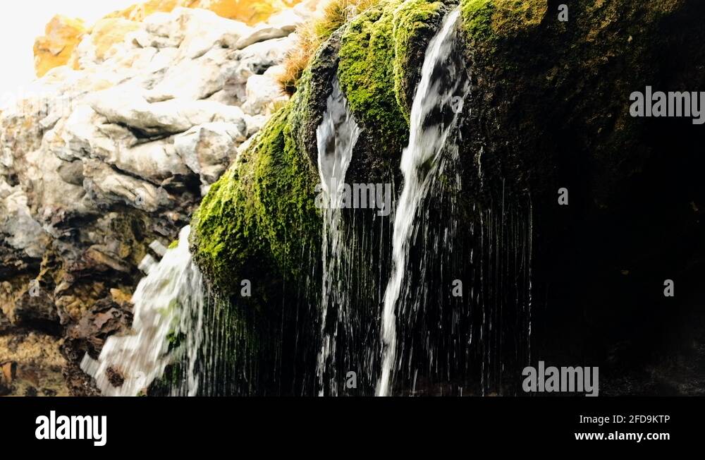 Moss covered lip of falls Stock Videos & Footage - HD and 4K Video ...