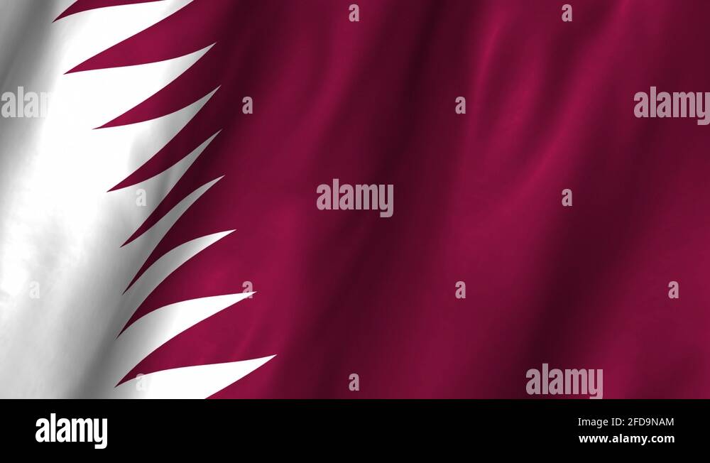 Qatar official flag Stock Videos & Footage - HD and 4K Video Clips - Alamy