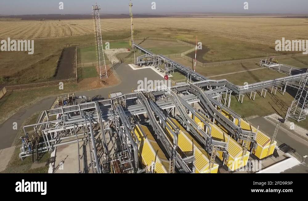 Oil and modern power pipeline station Stock Videos & Footage - HD and ...