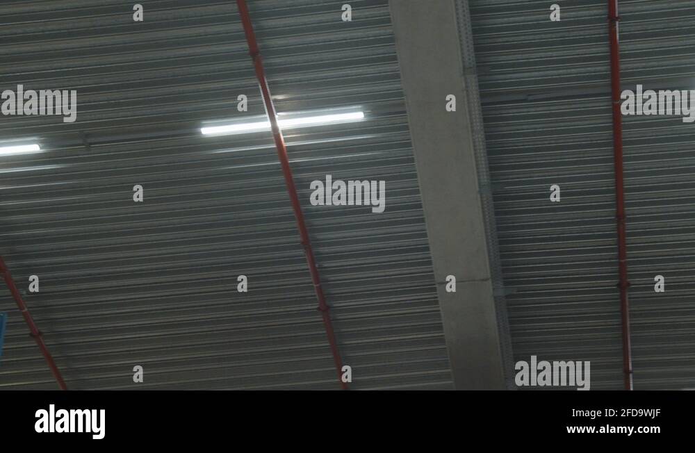 Warehouse ceiling hanging lights Stock Videos & Footage - HD and 4K ...