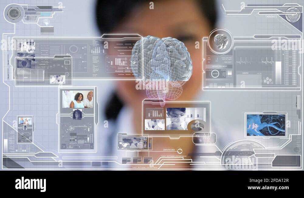 Medical research technology silhouette Stock Videos & Footage - HD and ...