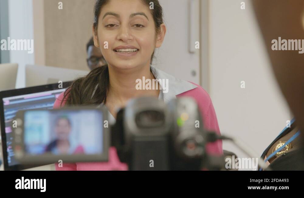 Video woman filming university Stock Videos & Footage - HD and 4K Video ...