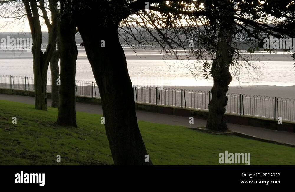 Walkway through riverside park Stock Videos & Footage - HD and 4K Video ...