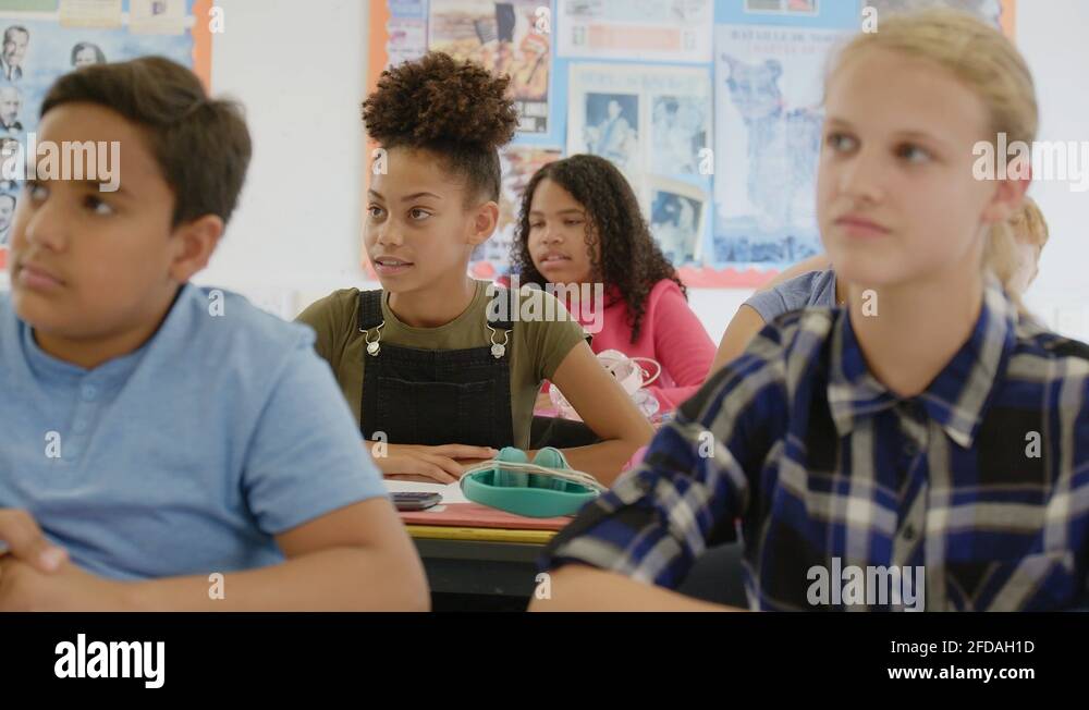 Middle school classroom group Stock Videos & Footage - HD and 4K Video ...