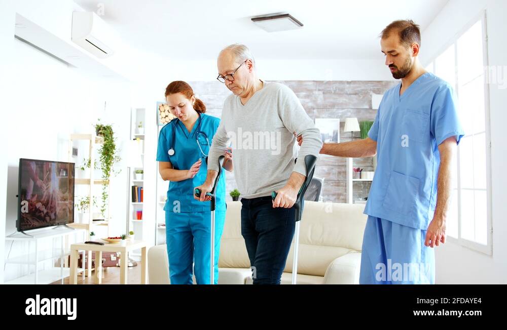 Walking walk disabled disability walk people mobility Stock Videos ...