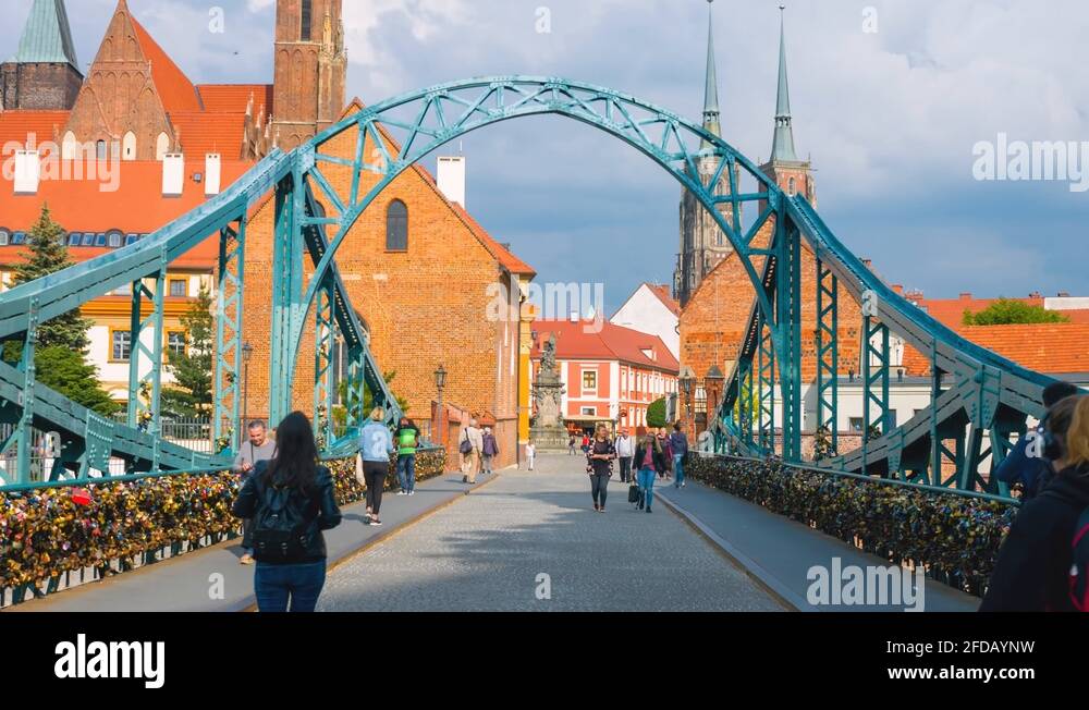Tumski bridge most wroclaw Stock Videos & Footage - HD and 4K Video ...