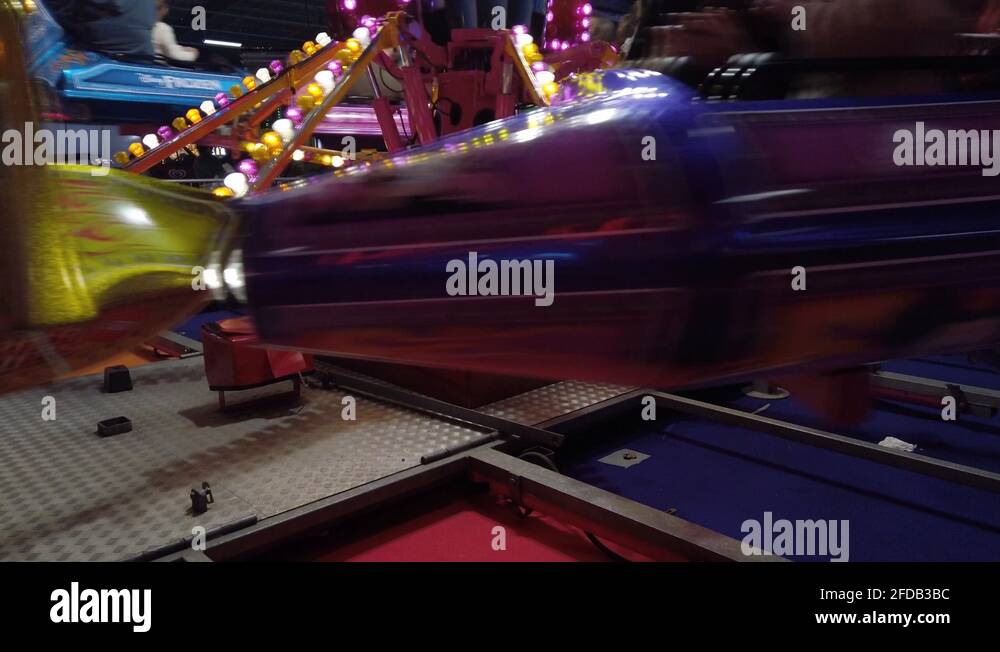 Funfair fair fairground roundabout Stock Videos & Footage - HD and 4K ...