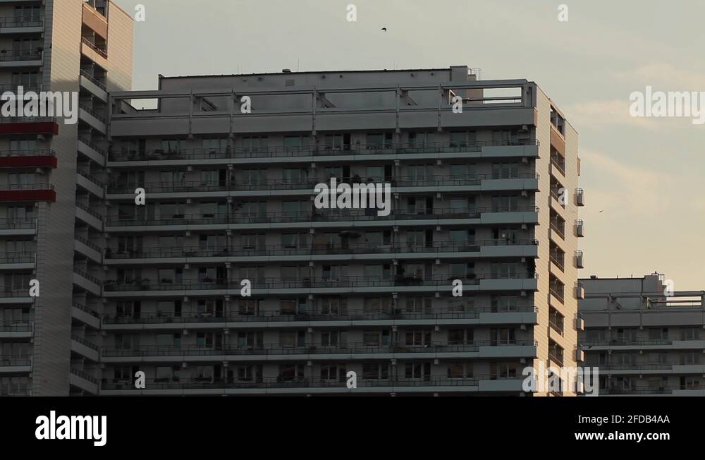 High rise brutalist architecture Stock Videos & Footage - HD and 4K ...