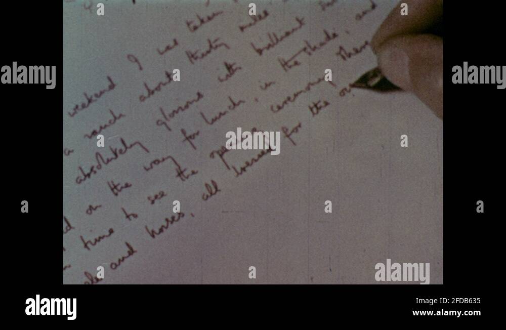 Hands writing 1950s Stock Videos & Footage - HD and 4K Video Clips - Alamy
