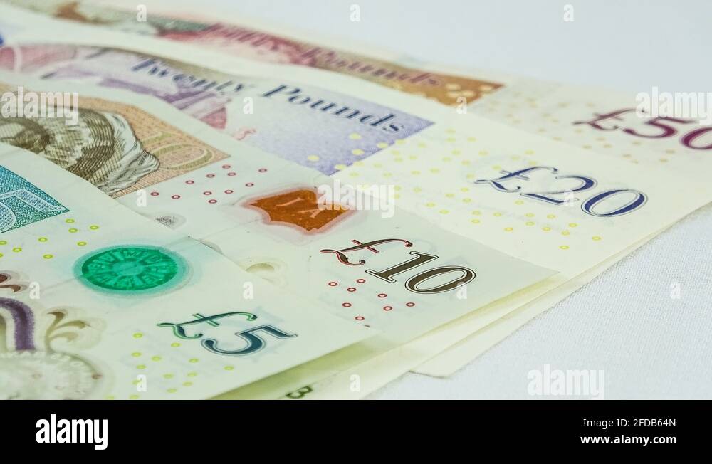 British banknotes background Stock Videos & Footage - HD and 4K Video ...