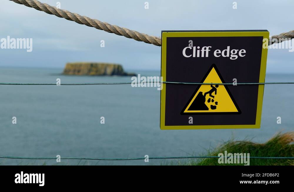 Cliff sea warning sign Stock Videos & Footage - HD and 4K Video Clips ...