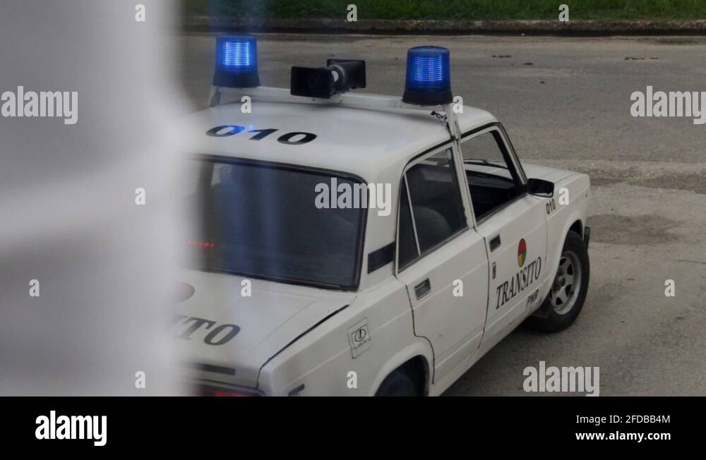 Cuba police car Stock Videos & Footage - HD and 4K Video Clips - Alamy