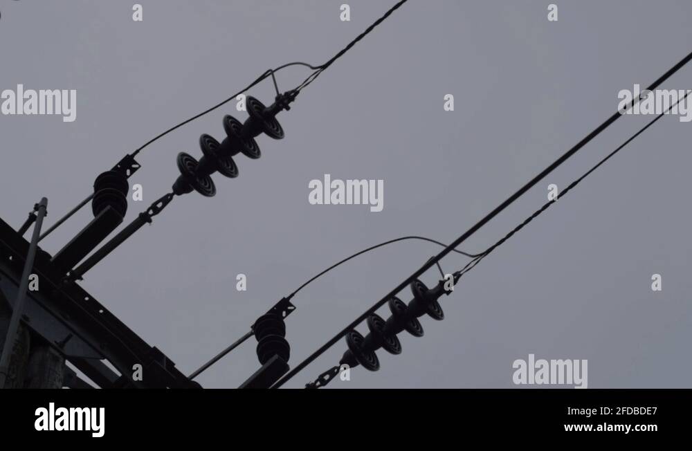 Electricity pylon cables power Stock Videos & Footage - HD and 4K Video ...