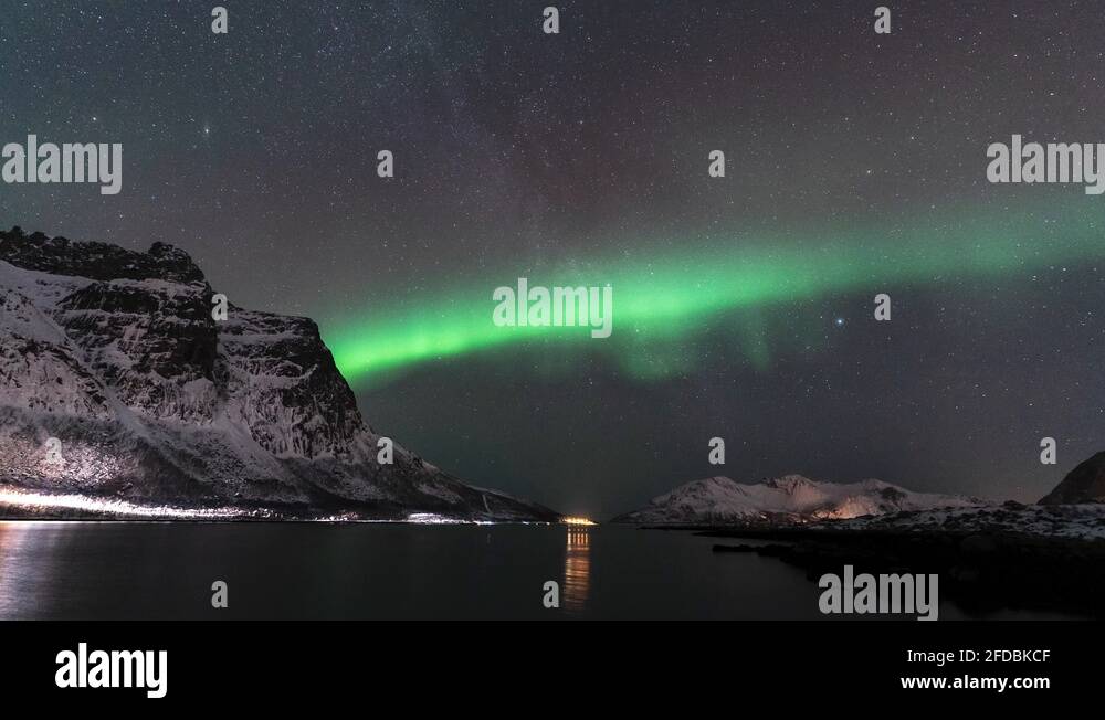 Fjords norway northern lights Stock Videos & Footage - HD and 4K Video ...