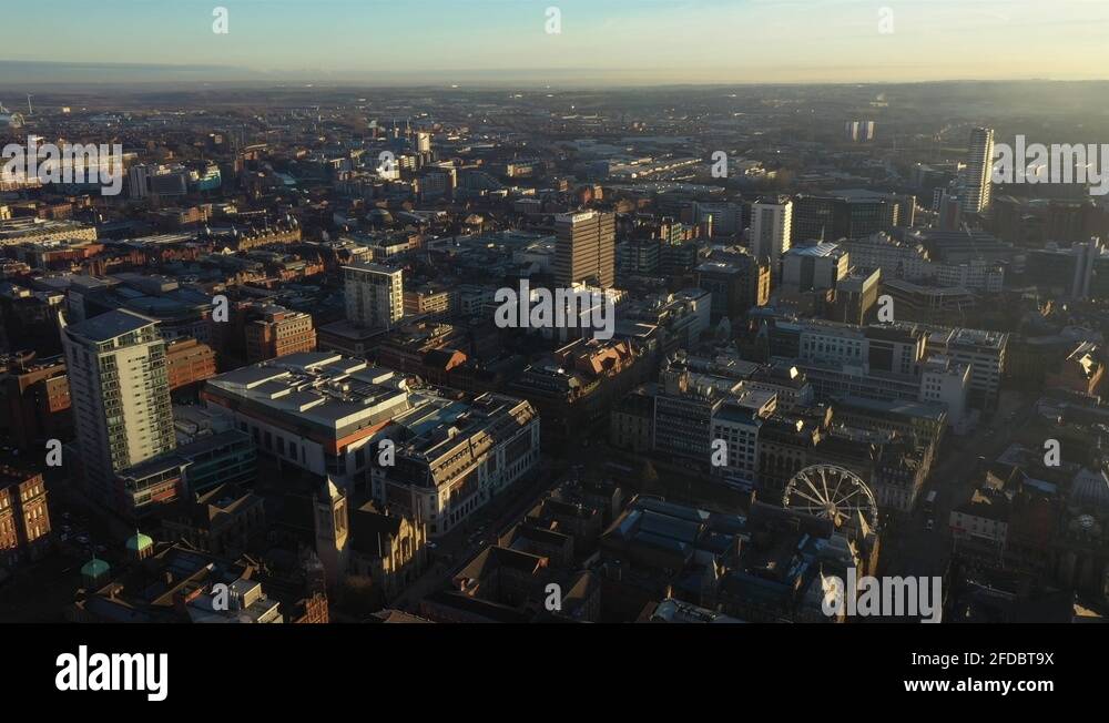 An aerial view of leeds city centre Stock Videos & Footage - HD and 4K ...