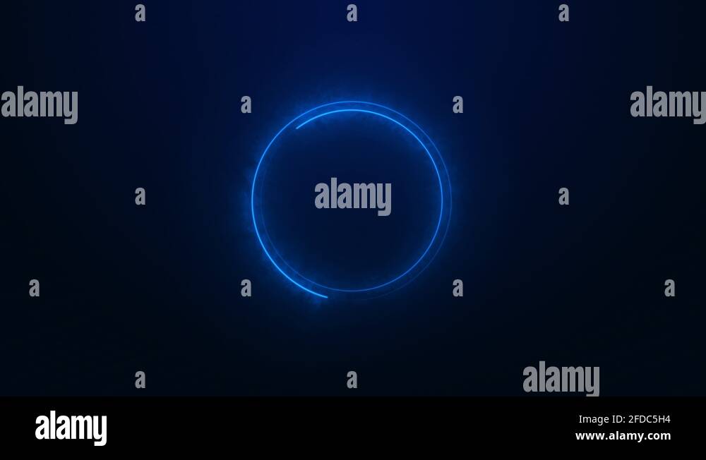 Multiple colorful blue energy explosions. VFX animation collection ...