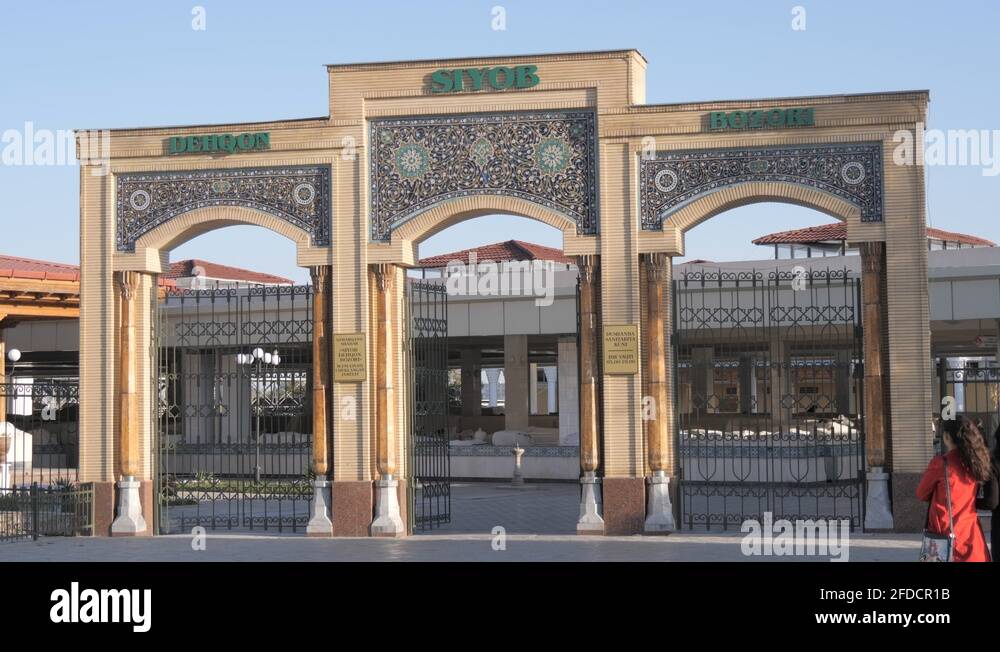 Entrance gate samarkand uzbekistan central Stock Videos & Footage - HD ...