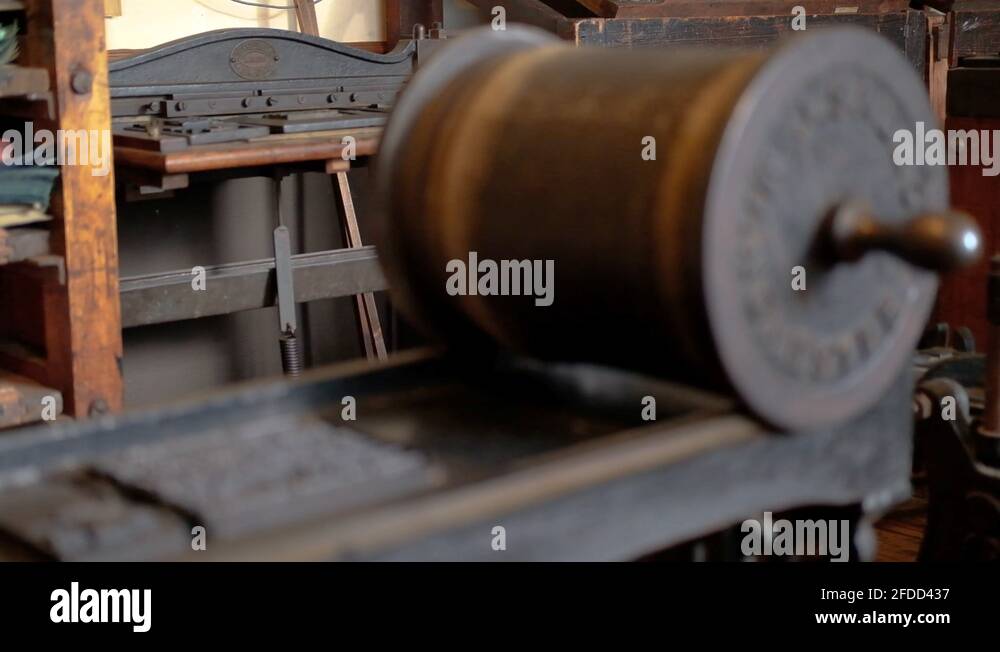 Old wooden printing press Stock Videos & Footage - HD and 4K Video ...