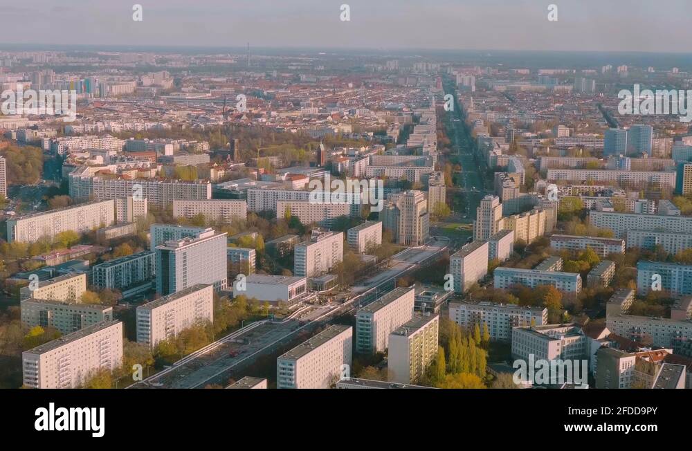 The Beautiful Scenery Of Tall Buildings In The City Of Berlin, Germany ...