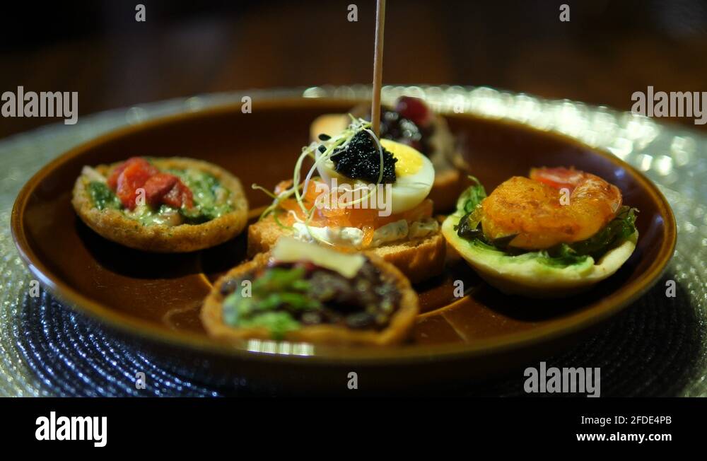 Fish canapes Stock Videos & Footage - HD and 4K Video Clips - Alamy