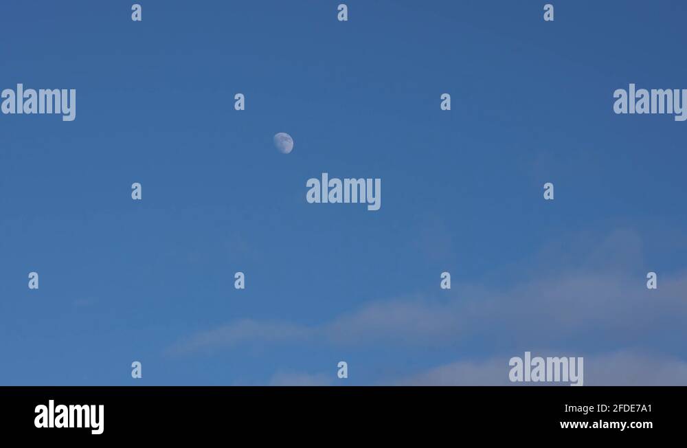 Day sky with moon Stock Videos & Footage - HD and 4K Video Clips - Alamy