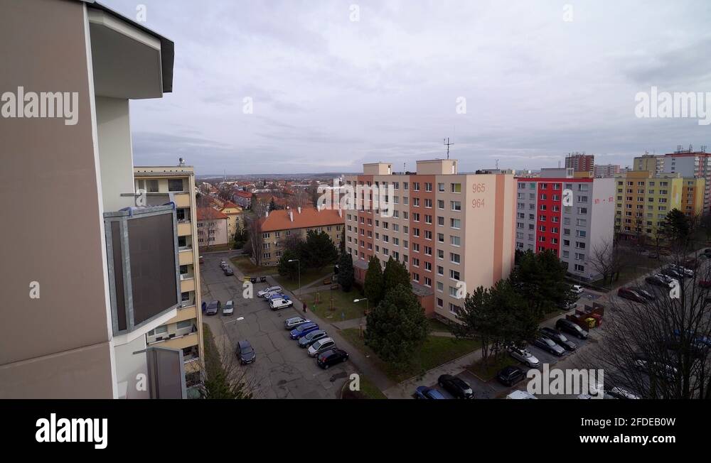 Residential high rise building block flats Stock Videos & Footage - HD ...