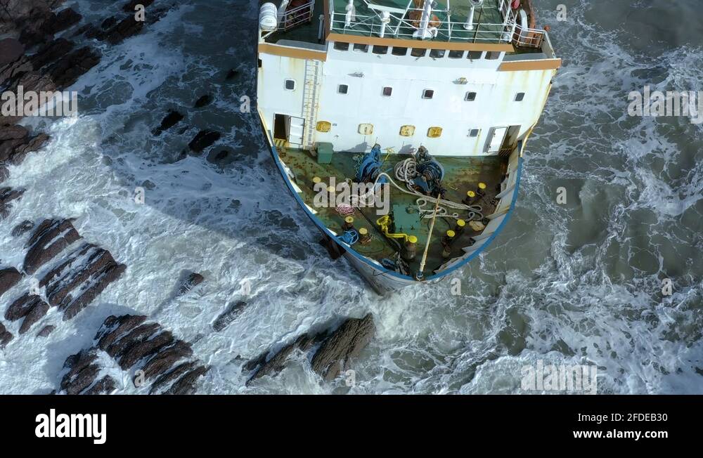 Shipwreck on rocks Stock Videos & Footage - HD and 4K Video Clips - Alamy