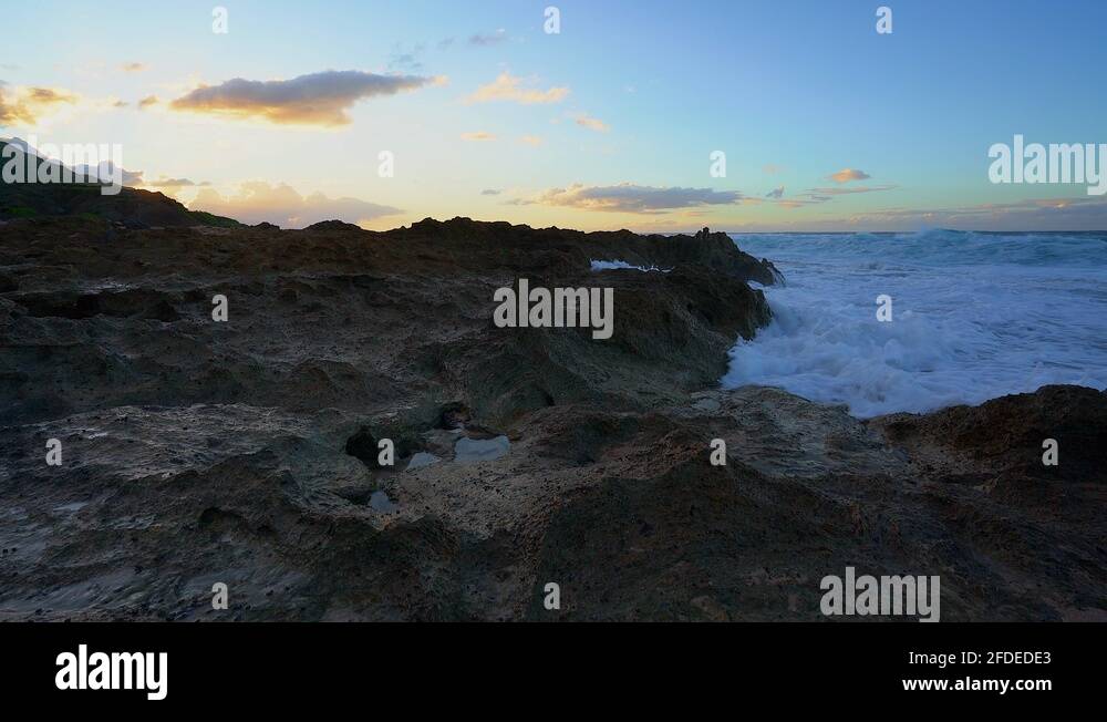 Rock pools during low tide Stock Videos & Footage - HD and 4K Video ...