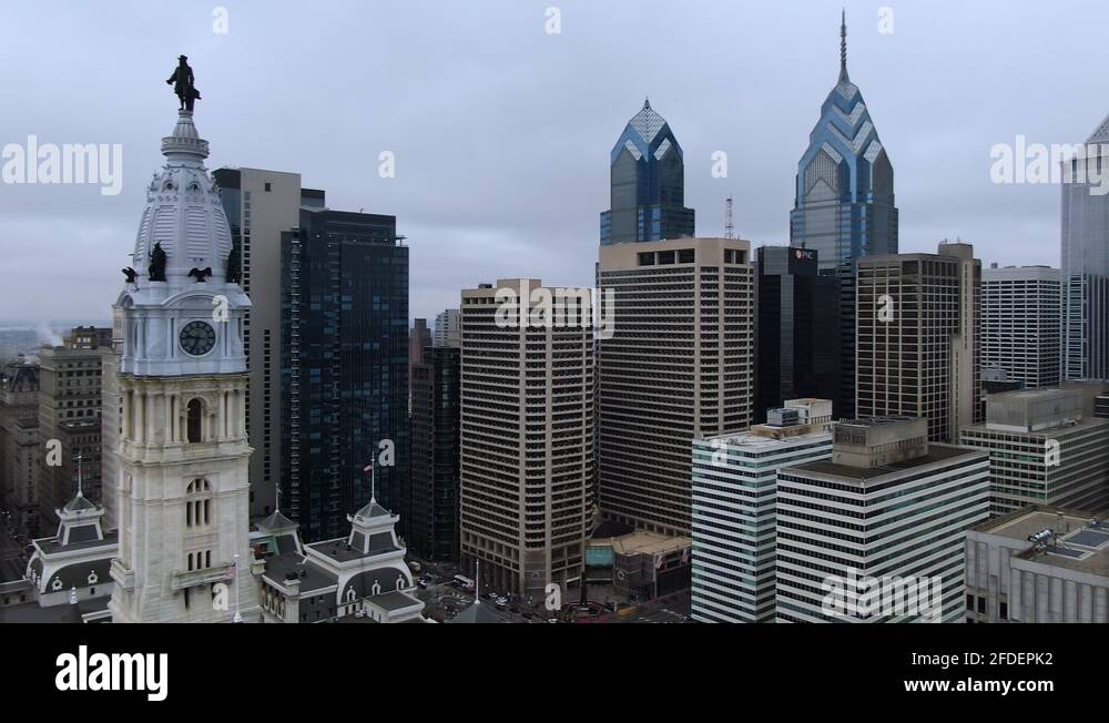 Philadelphia city hall clock tower Stock Videos & Footage - HD and 4K ...