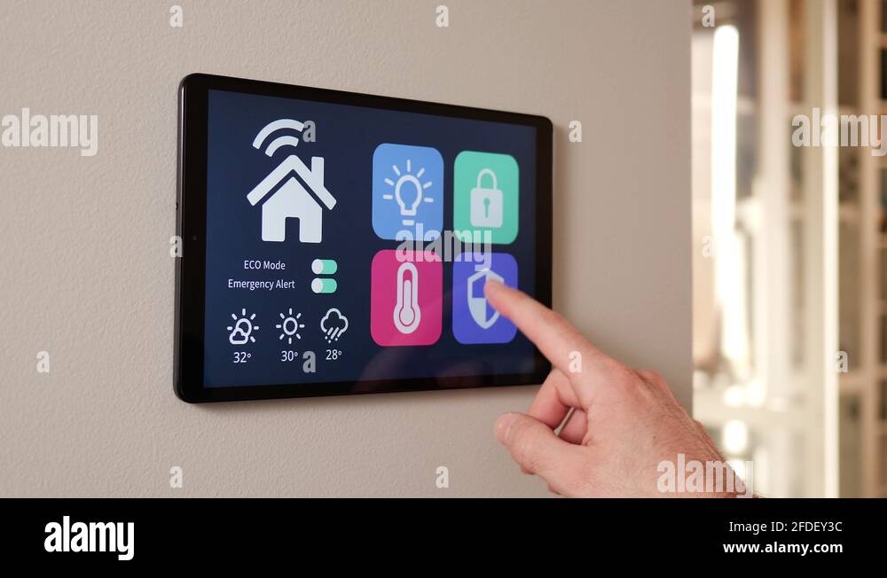 Home security control panel Stock Videos & Footage - HD and 4K Video ...