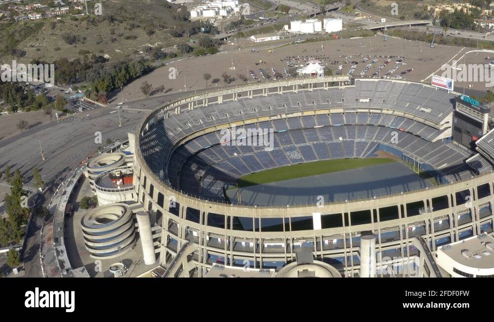 SDCCU Stadium in San Diego, California, USA - The inner view of the ...