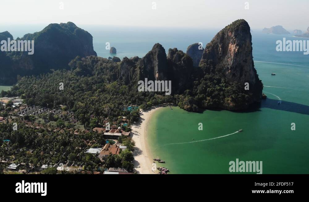 Thailand railay beach lagoon Stock Videos & Footage - HD and 4K Video ...
