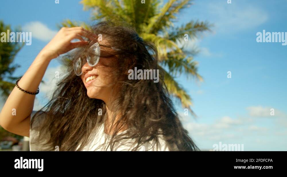Girl Wind Blown Hair Stock Videos And Footage Hd And 4k Video Clips Alamy