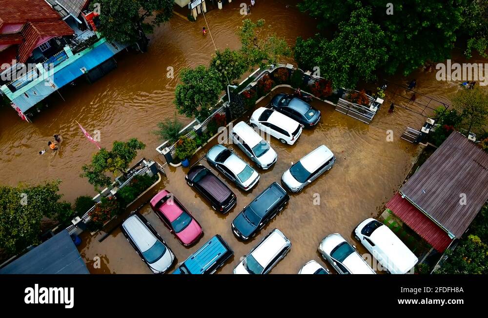 Depiction Of Flooding Devastation Wrought After Massive Natural