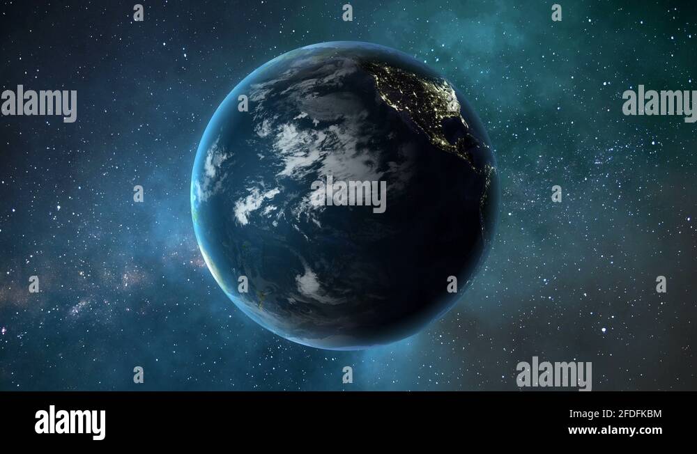 Earth Zoom Out. World map design. Global sphere planet. Realistic Earth ...